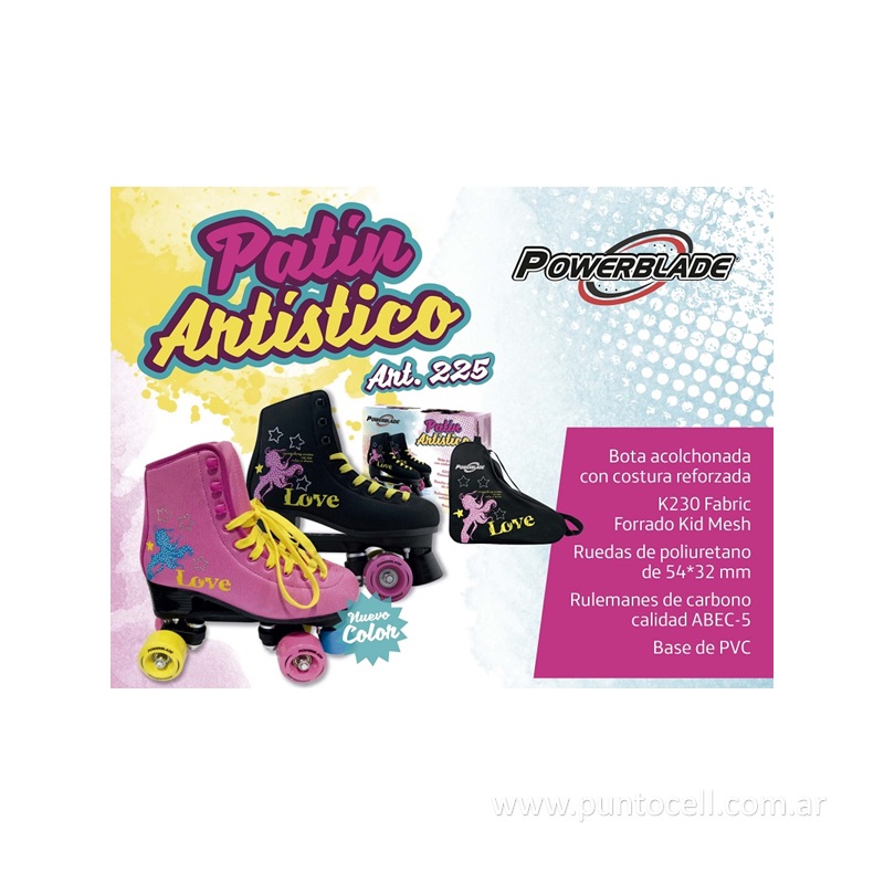 PATIN ARTISTICO PVC ART 225 | PuntoCell Mayorista